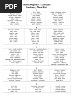 Synonyms for Extreme Weather Conditions | PDF | Meteorology | Weather