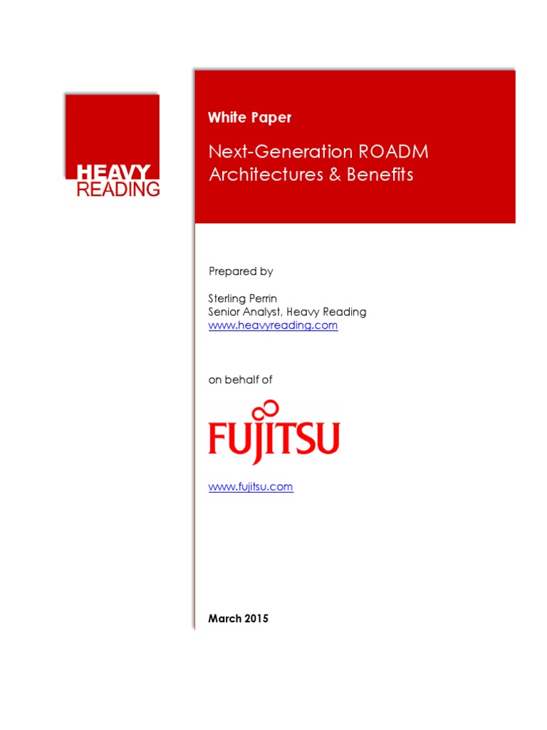 Fujitsu NG ROADM PDF | PDF | Communications Protocols | Computer Network