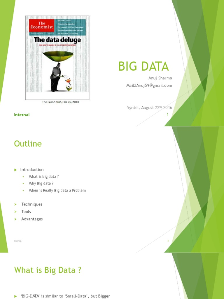 Big Data: Internal | PDF | Big Data | Apache Hadoop