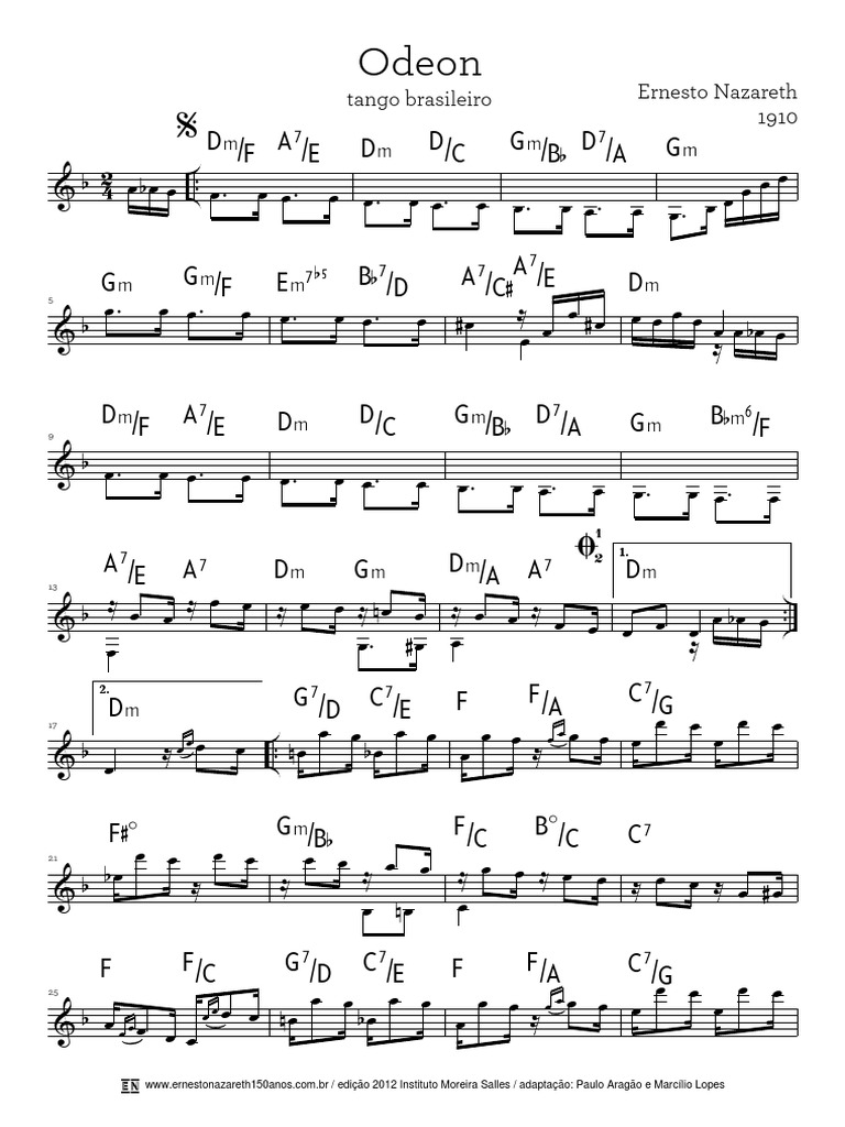 Odeon Cifra PDF | PDF