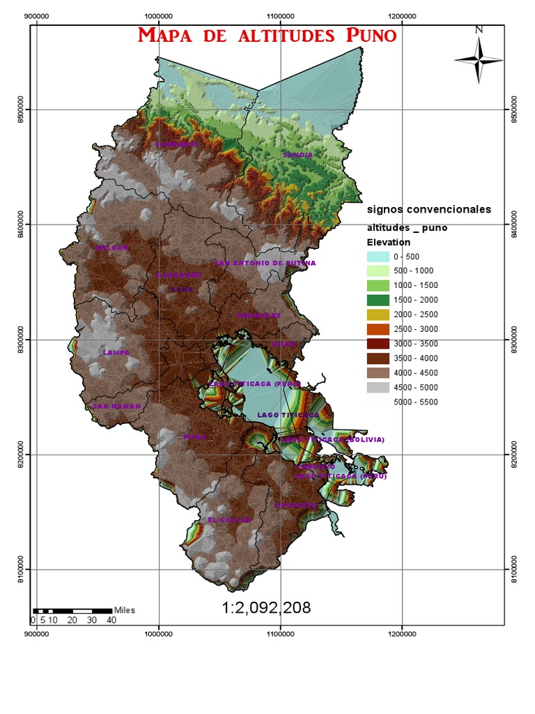 Trabajo de Mapa de Altitudes | PDF