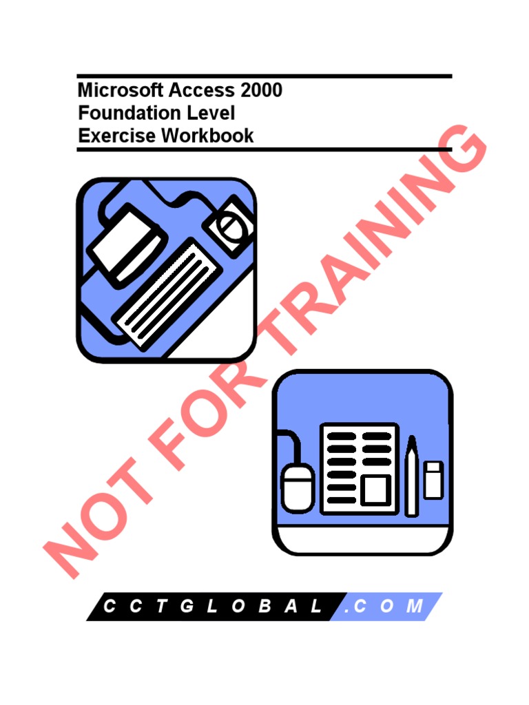 Access 2000 Training Exercises | PDF | Icon (Computing) | Dialog Box