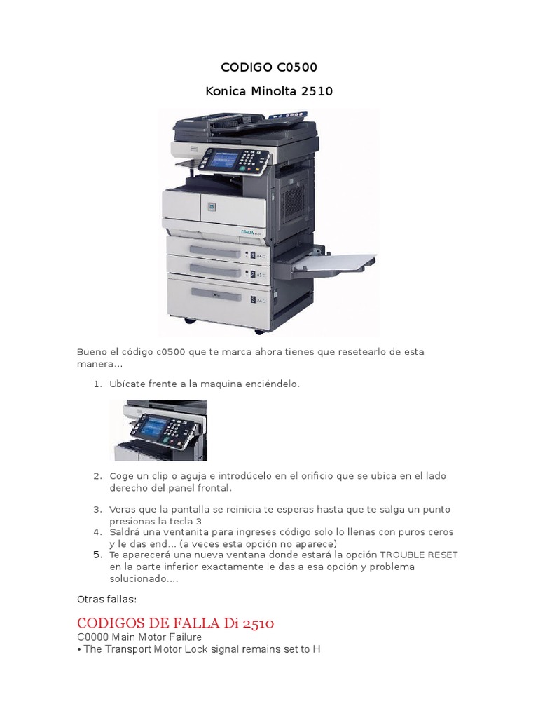 Codigo C0500 | PDF
