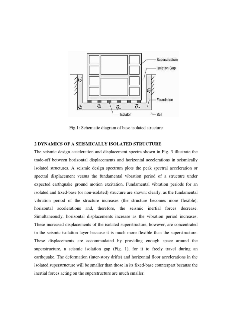 2 Dynamics of A Seismically Isolated Structure | PDF