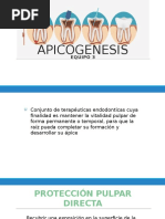 Apexogénesis y Apexificación | PDF | Boca | Odontología