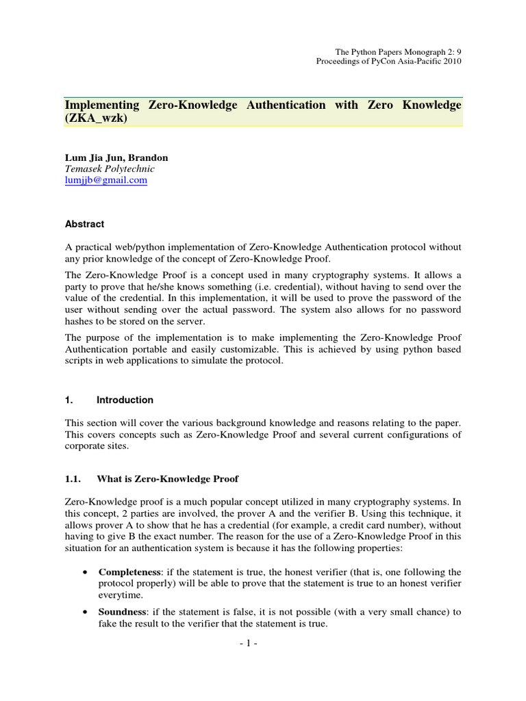 Implementing Zero Knowledge Encryption | Download Free PDF | Password | Scripting Language