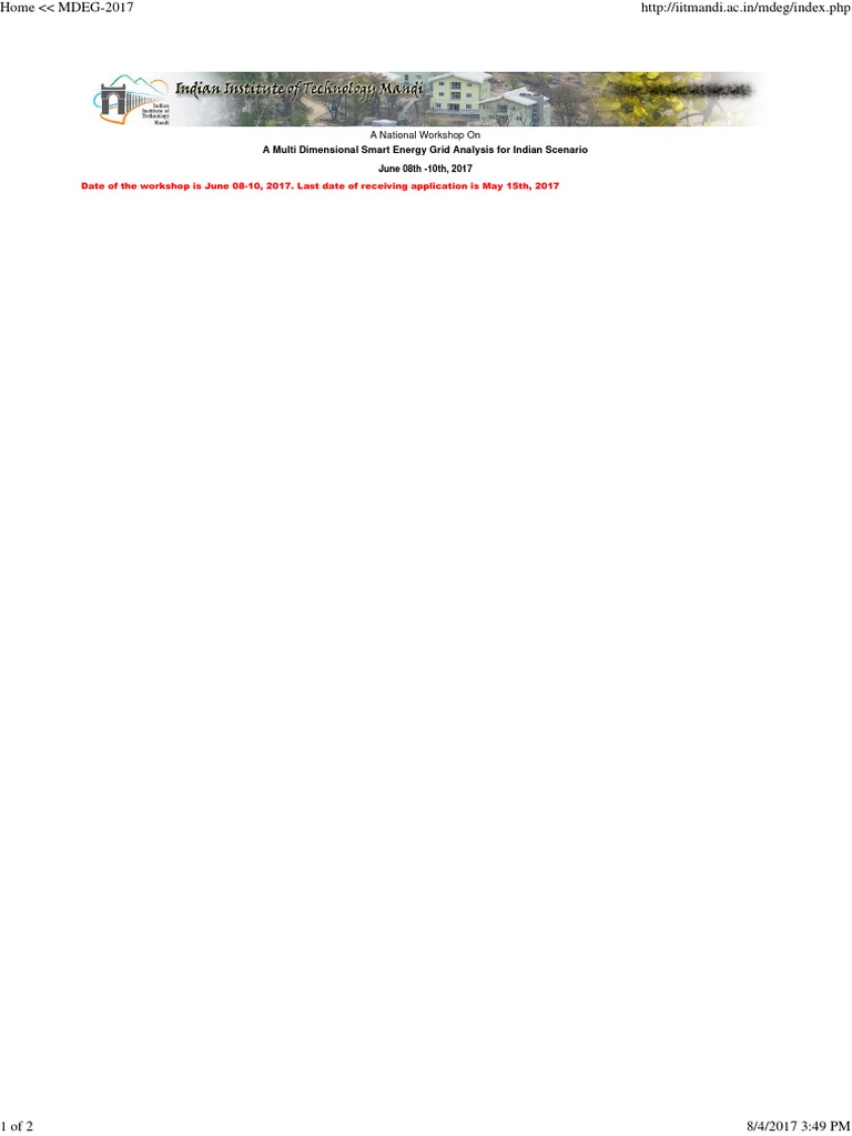 Home Mdeg-2017 | PDF | Electrical Grid | Smart Grid