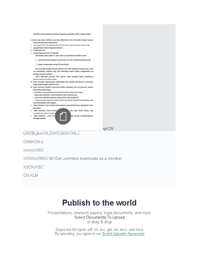 Publish To The World: Sign Up Now | PDF