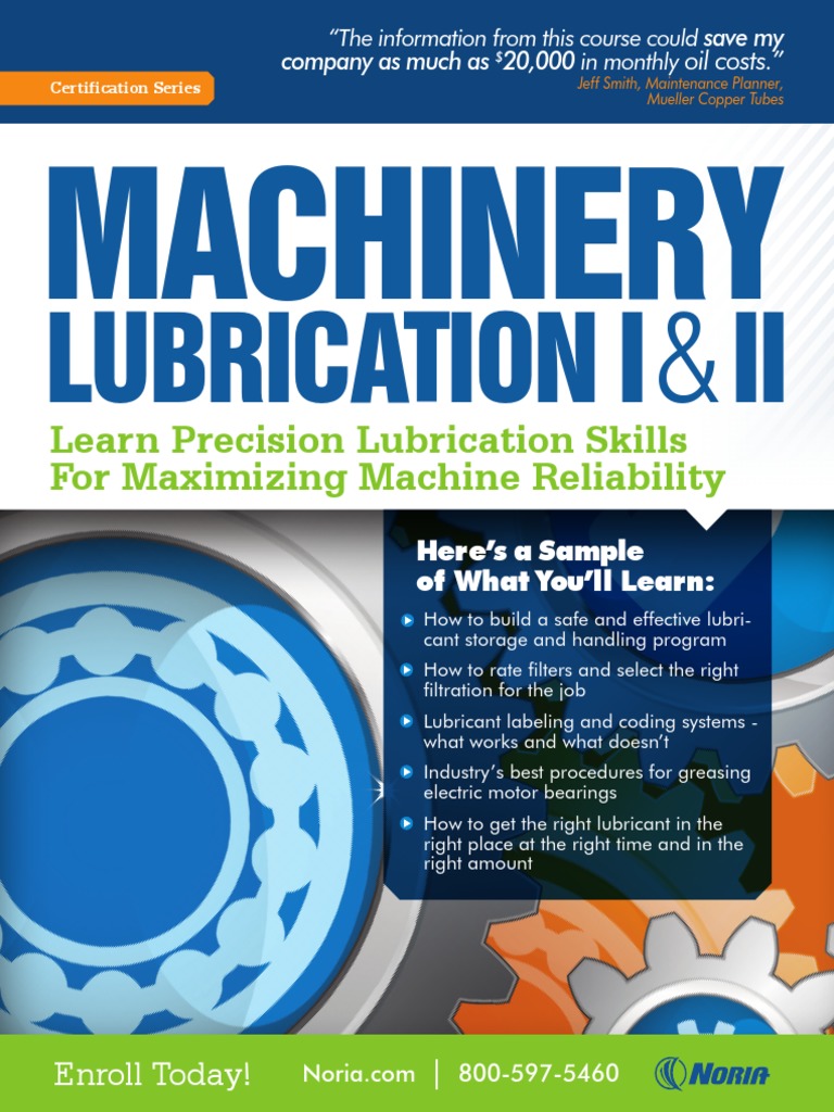 Precision Lubrication Training Course | PDF | Motor Oil | Lubricant