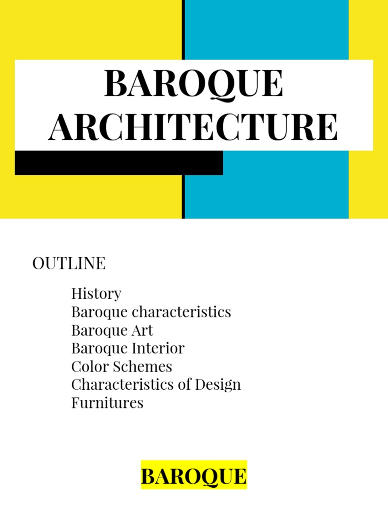 Baroque Architecture | PDF | Baroque | Art Media