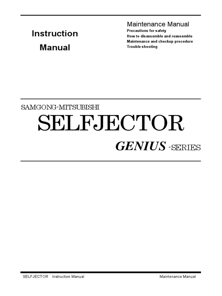 SAMGONG-MITSUBISHI S3037 Purifier Instruction Manual | PDF | Nut ...