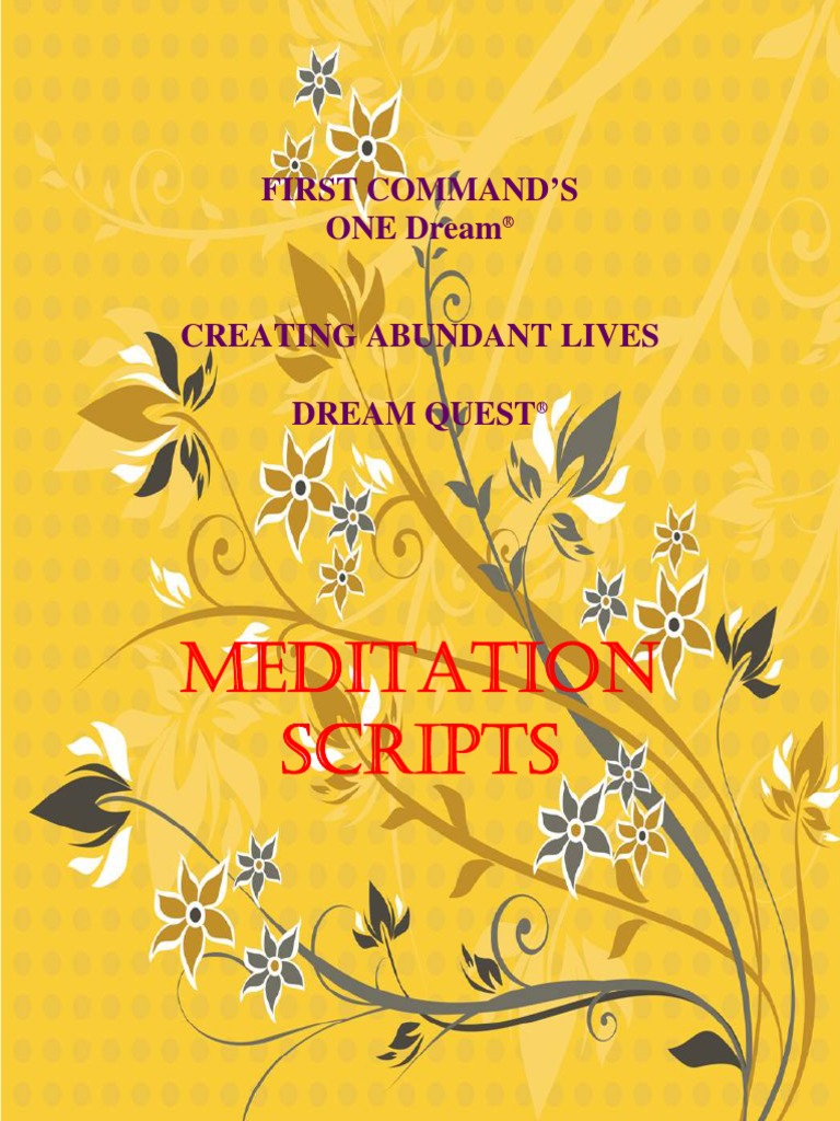 Meditation Scripts | PDF | Forgiveness | Mindfulness