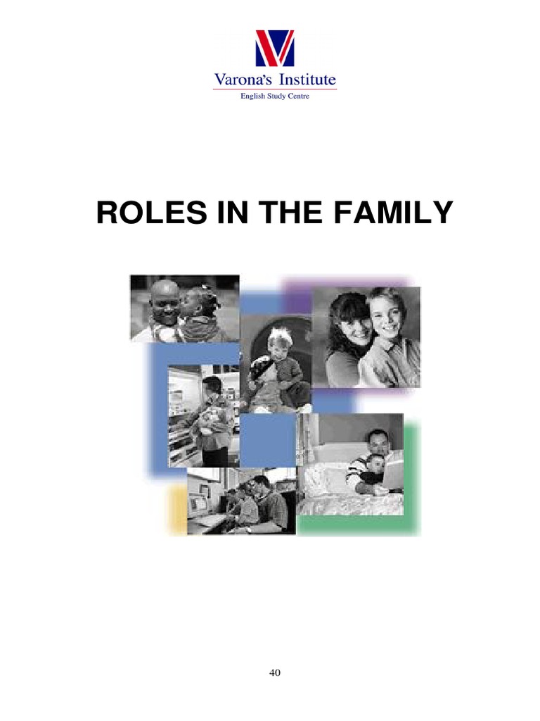 1 Roles in The Family | PDF | Parenting | Relationships