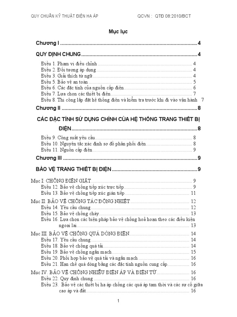 QCVN Qtd-8 2010 BCT Ky Thuat Dien | PDF