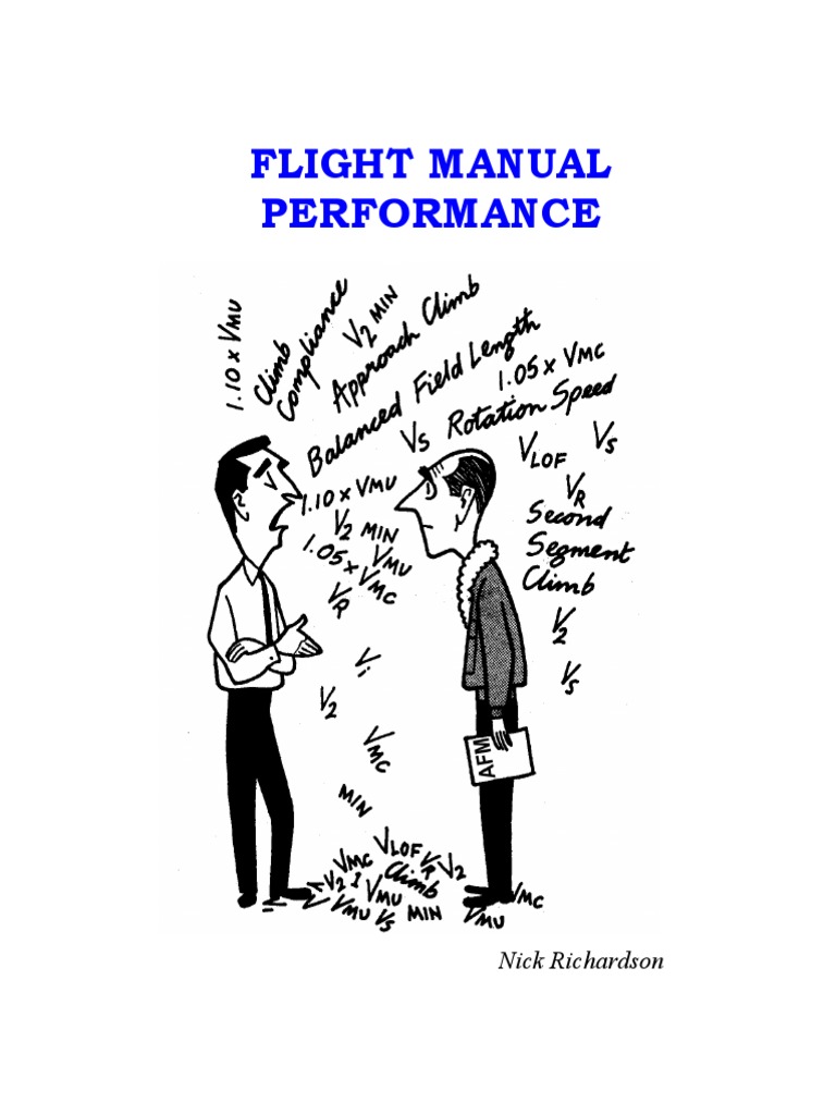 Flight Manual Performance PDF | PDF | Takeoff | Runway