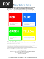 COLOR - CODING For Housekeeping | PDF