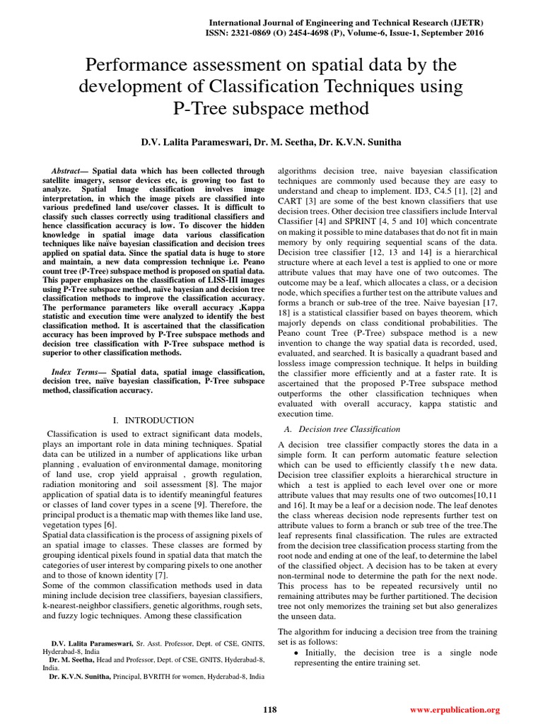 IJETR042462 | PDF | Statistical Classification | Bayesian Inference