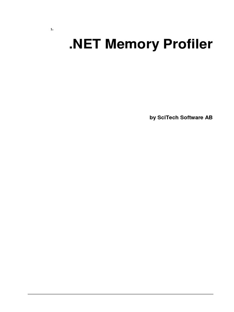 NET Memory Profiler | PDF | Web Server | Internet & Web NET Memory Profiler | PDF | Web Server | Internet & Web
