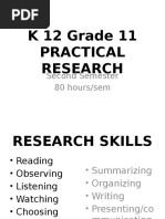 K 12 Grade 11 Practical Research 1 Simplified | PDF | Quantitative Research | Scientific Method