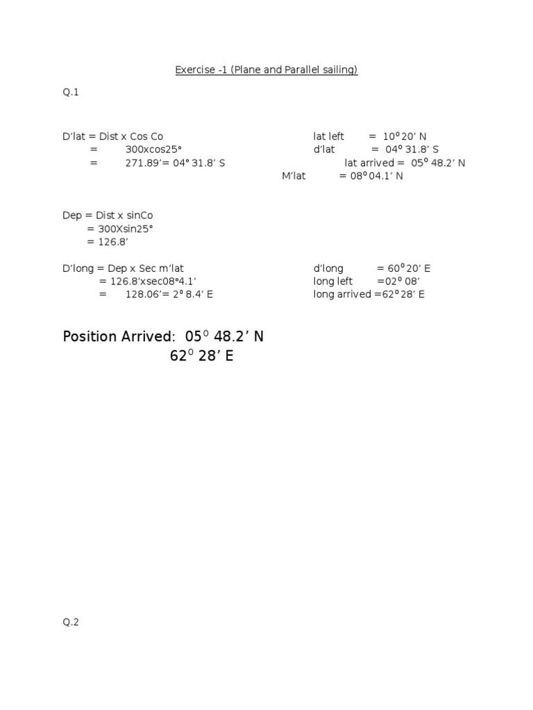 Capt. Subramanium Navigation | PDF | Geography | Water Transport