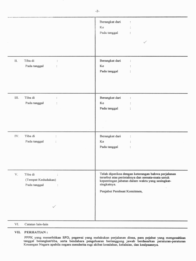SPPD 2 Lembar PDF | PDF