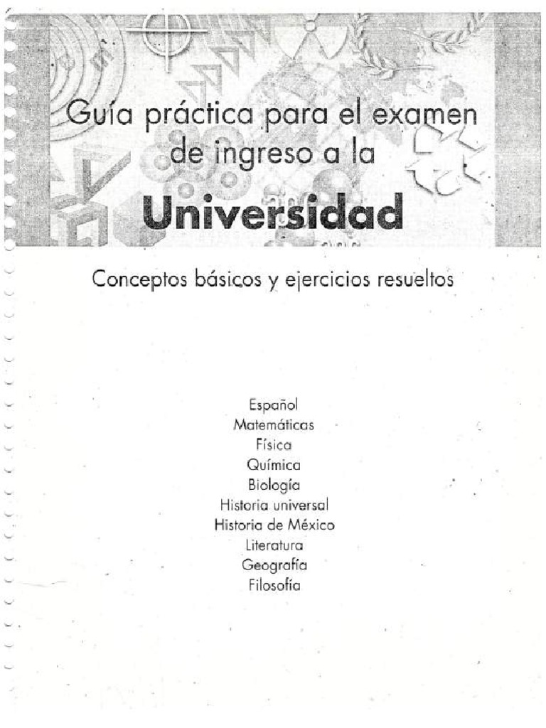 Guía Ingreso A La Universidad Completa | PDF