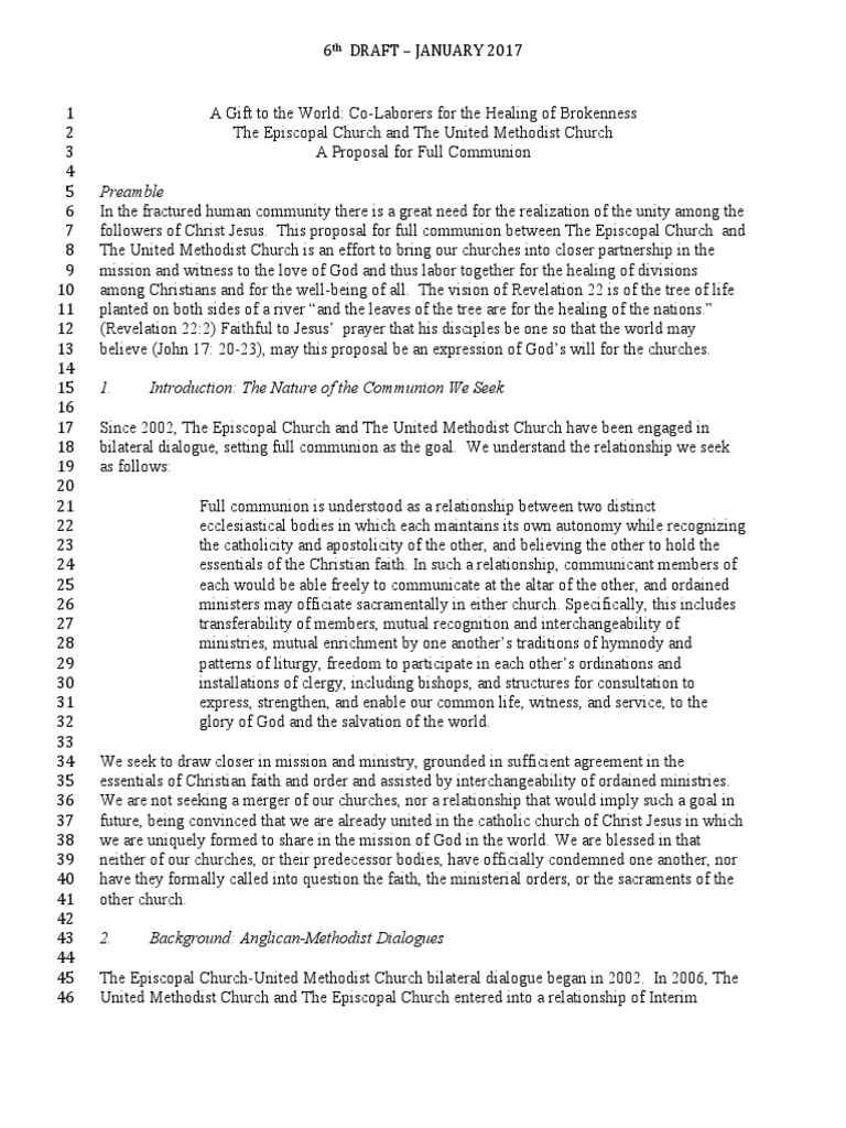 Preamble | Laity | United Methodist Church