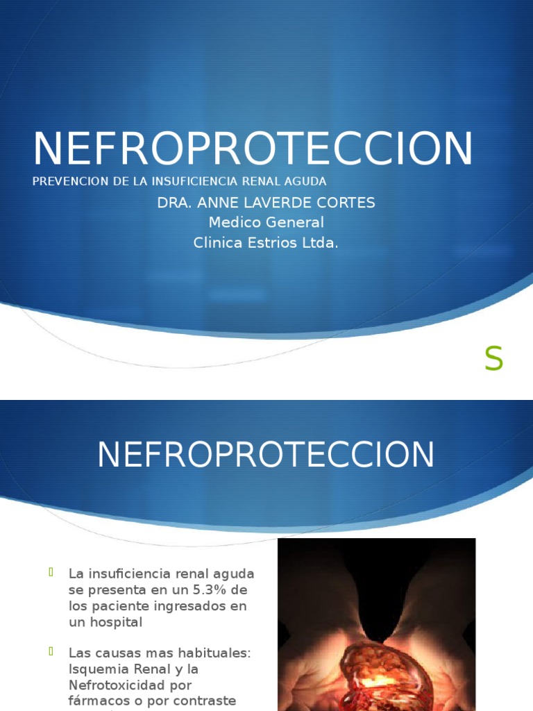 Nefroproteccion | PDF | Septicemia | Enfermedades y trastornos