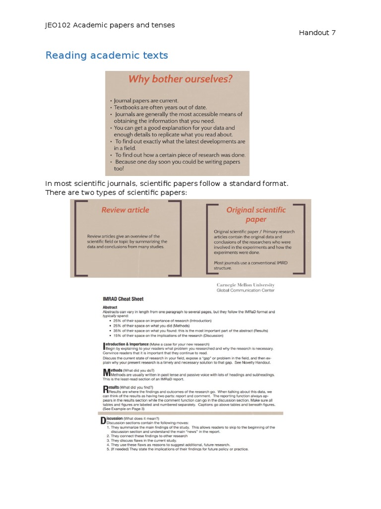 Academic Papers Format and Structure | PDF