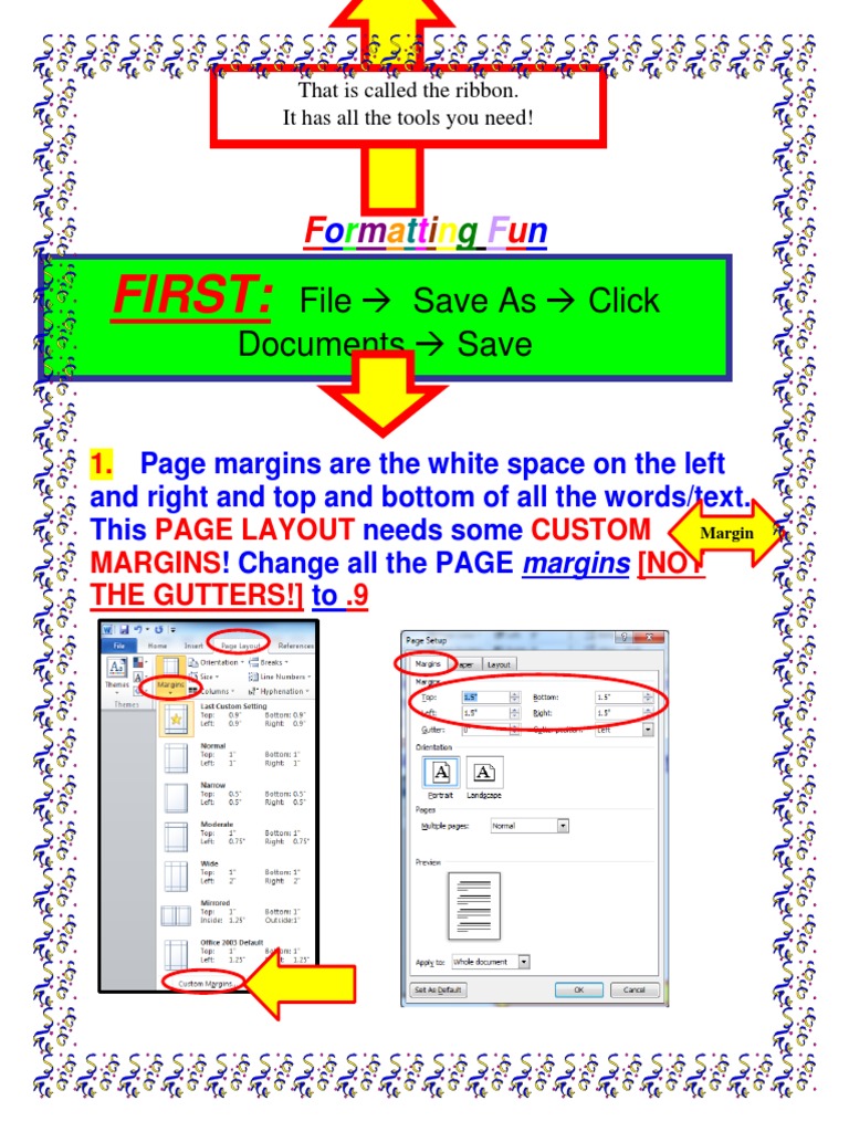 Formatting A Word Document | PDF | Graphic Design | Typography