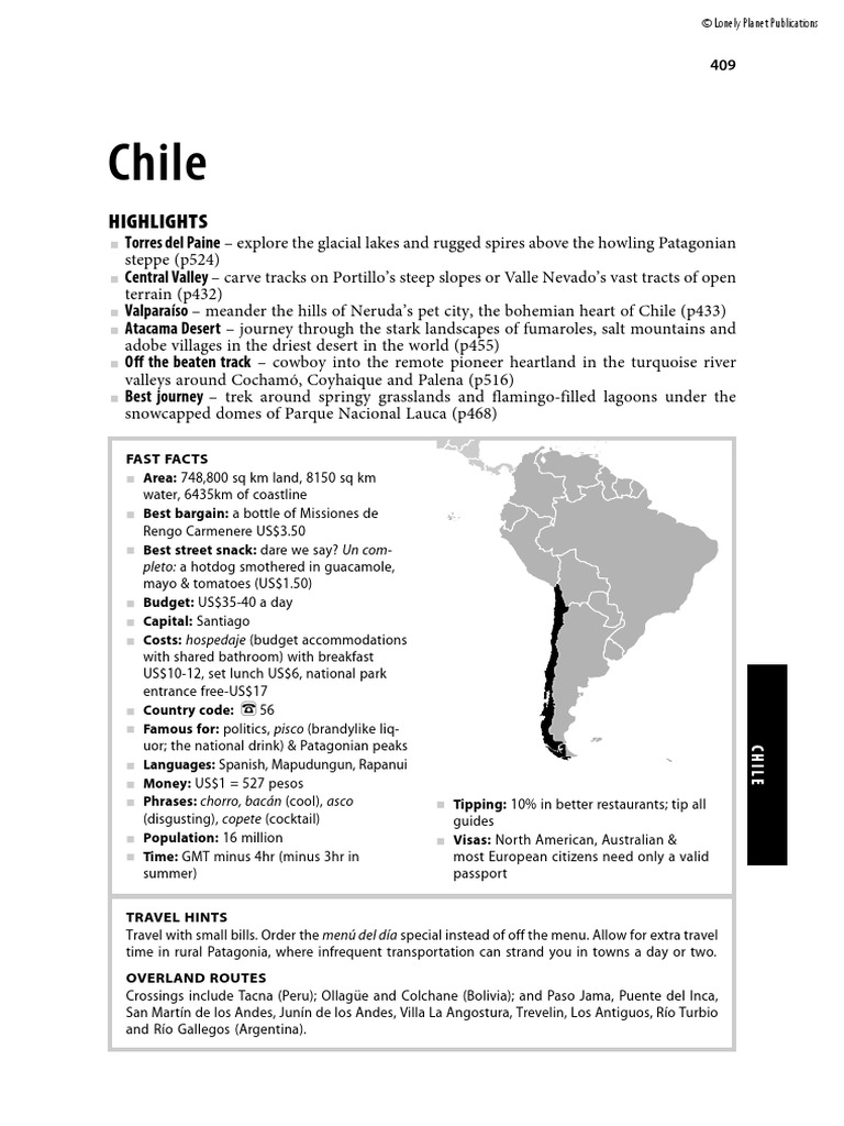 South America Chile PDF | PDF | Augusto Pinochet | Chile