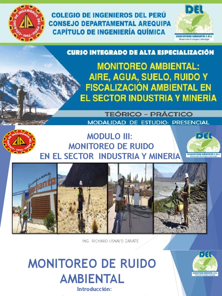 MONITOREO DE RUIDO.pdf | Decibel | Olas