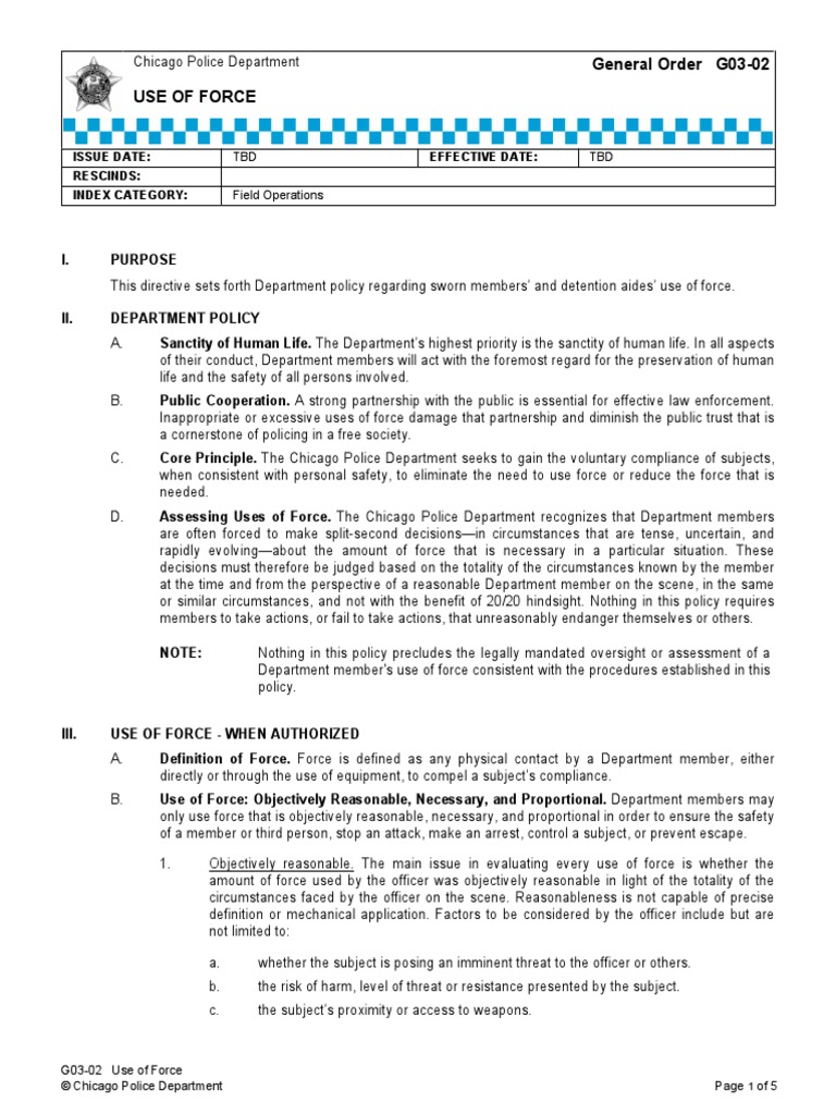 Use of Force Full Text | PDF