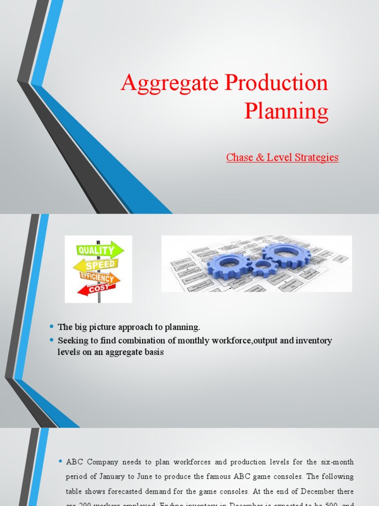 Aggregate Production Planning | PDF | Inventory | Economies