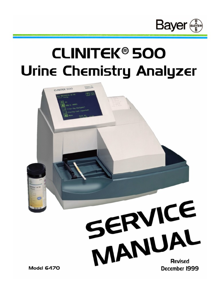 Clinitek 500 (Bayer) CT 500 Service Manual PDF | PDF | Power Supply ...