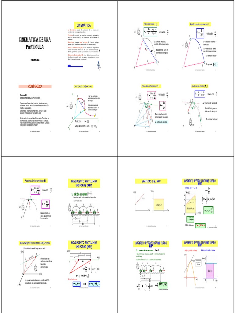 Cinematica ejercicios resueltos .pdf | Aceleración | Cinemática