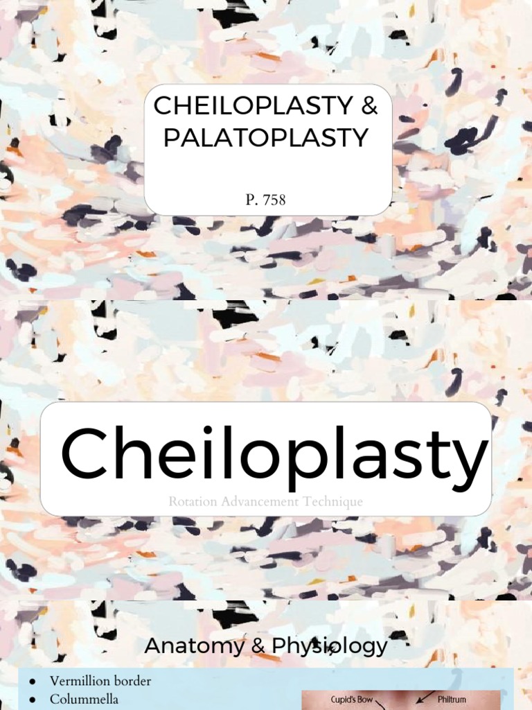 cheiloplasty and palatoplasty | Lip | Face