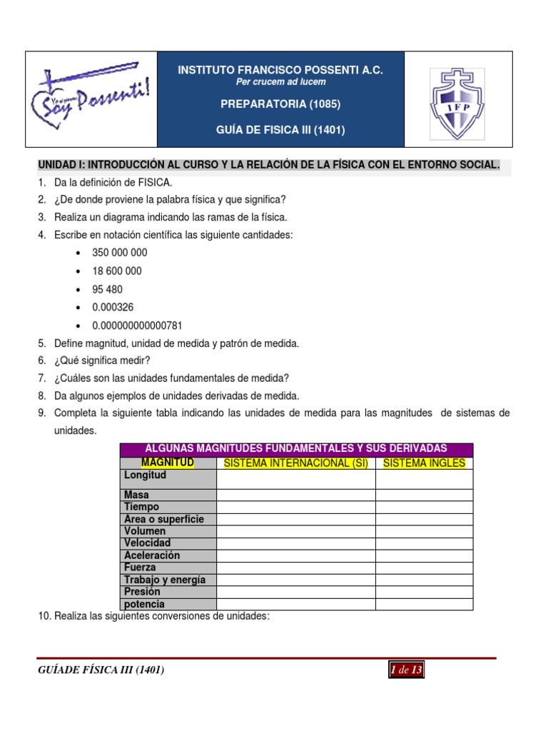 Guia de F Sica Iii 1401 PDF | Descargar gratis PDF | Resistencia Eléctrica y Conductancia ...