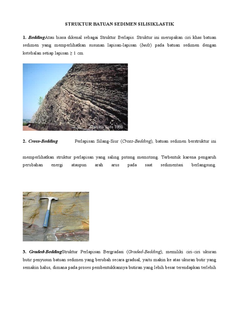 Struktur Batuan Sedimen Silisiklastik | PDF