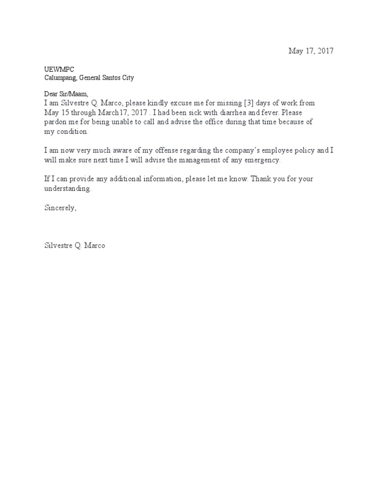 Uewmpc Calumpang, General Santos City Dear Sir/Maam | PDF