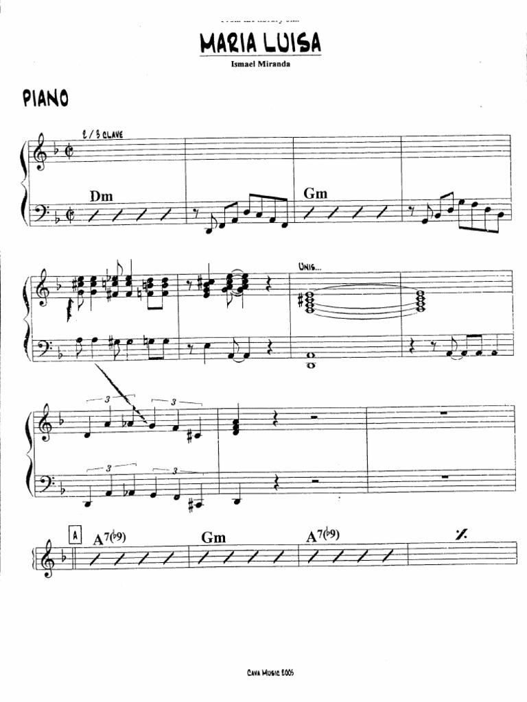 Maria Luisa Piano PDF | PDF