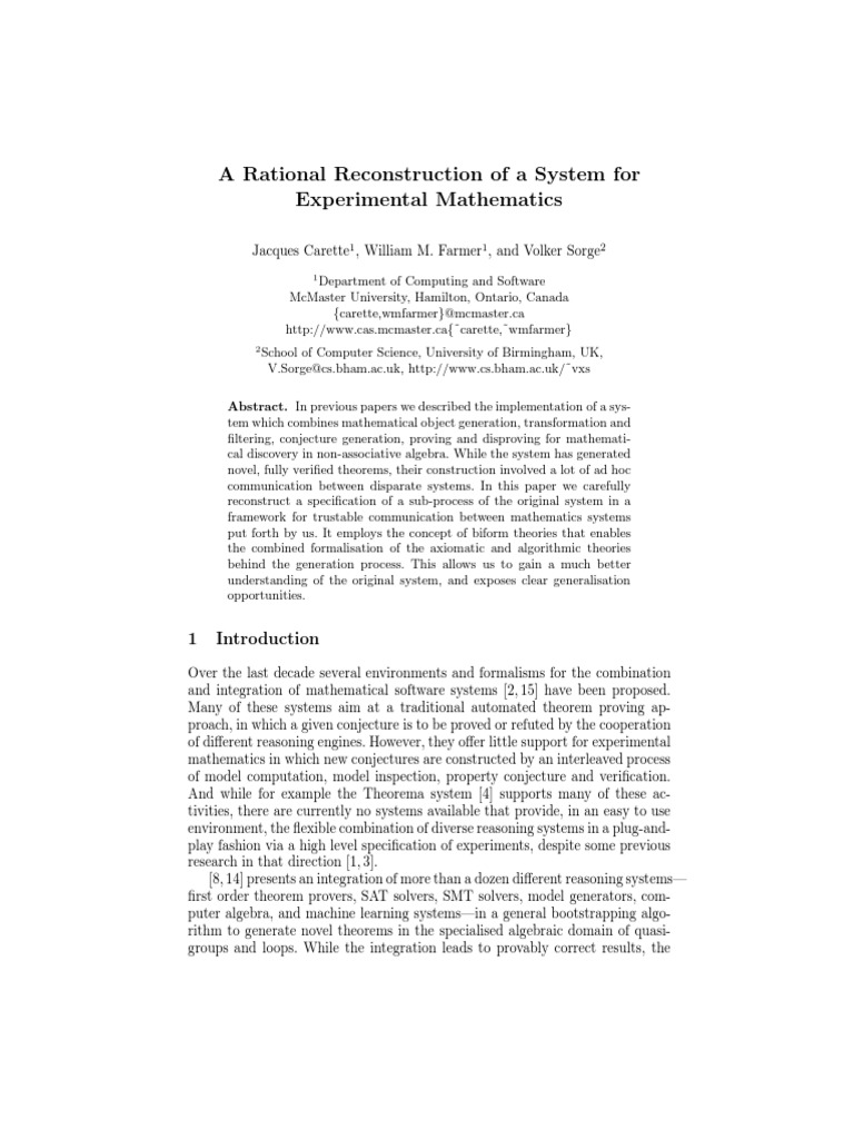 Rational Reconstruction of a System for Generating Isotopy Invariants ...
