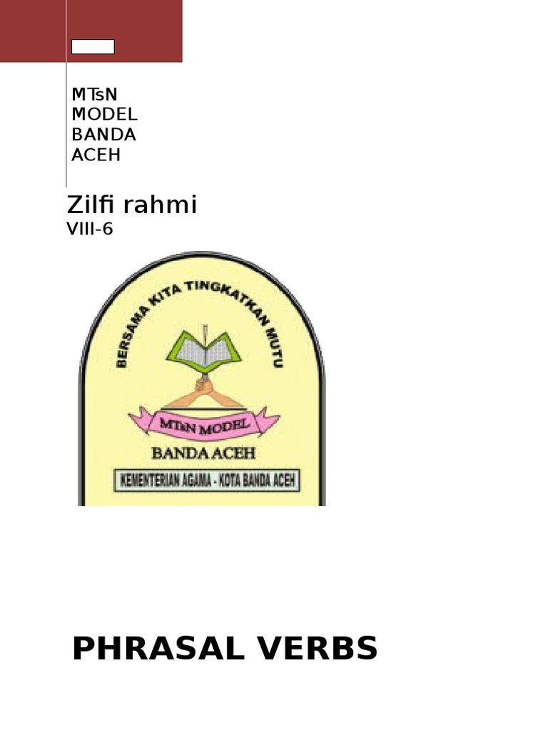 Phrasal Verbs: Zilfi Rahmi | PDF | Linguistic Typology | Grammar