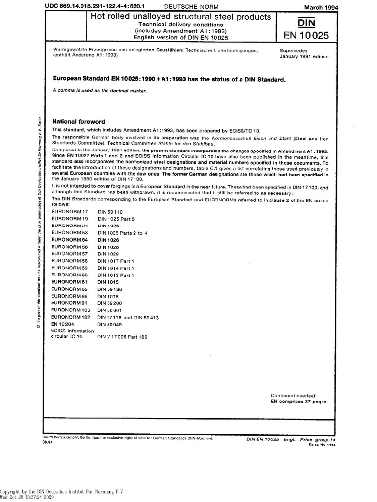 din en 10025 1991