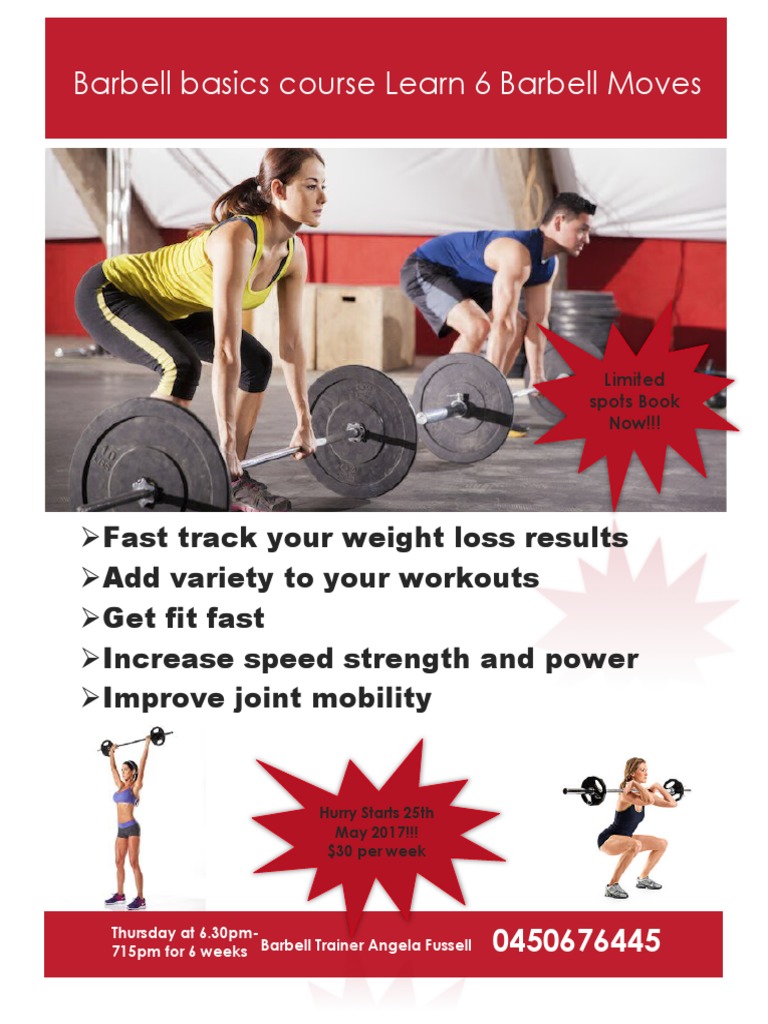 Barbell Basics Course: 6-Week Training | PDF