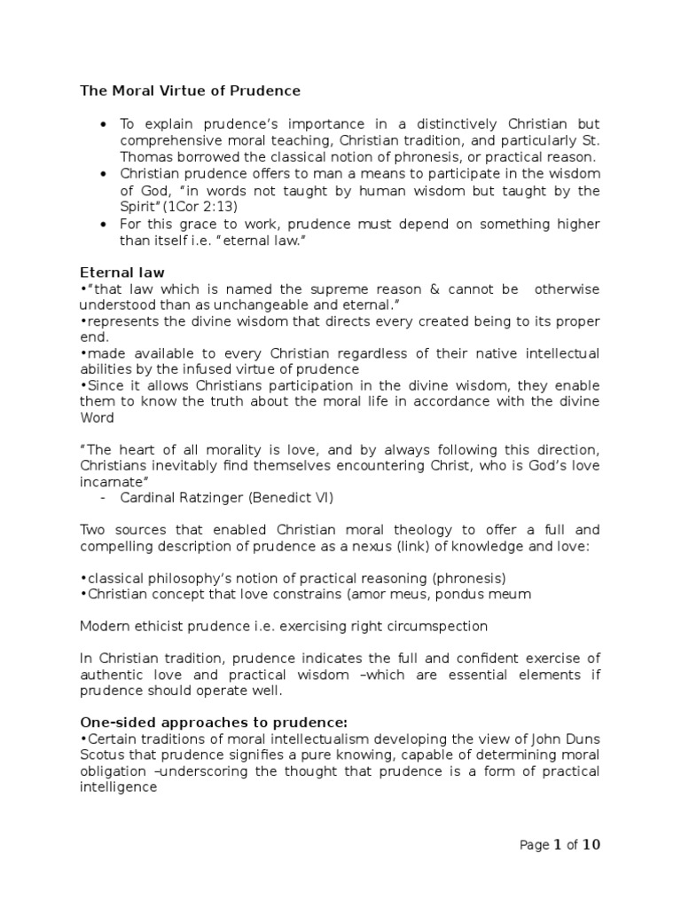 Prudence | Prudence | Conscience | Free 30-day Trial | Scribd