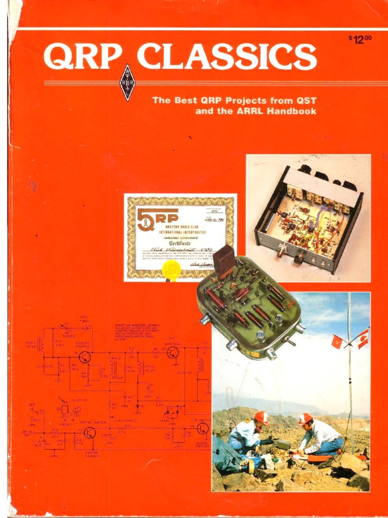 QRP Classics - The Best QRP Projects From QST and The ARRL Handbook PDF ...
