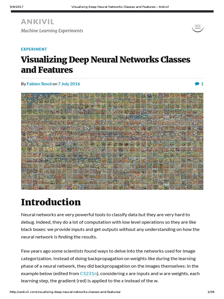 Visualizing Deep Neural Networks Classes and Features - Ankivil | PDF ... Visualizing Deep Neural Networks Classes and Features - Ankivil | PDF ...