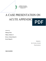 Nursing Case Study: Pediatric Appendicitis | PDF | Diseases And ...