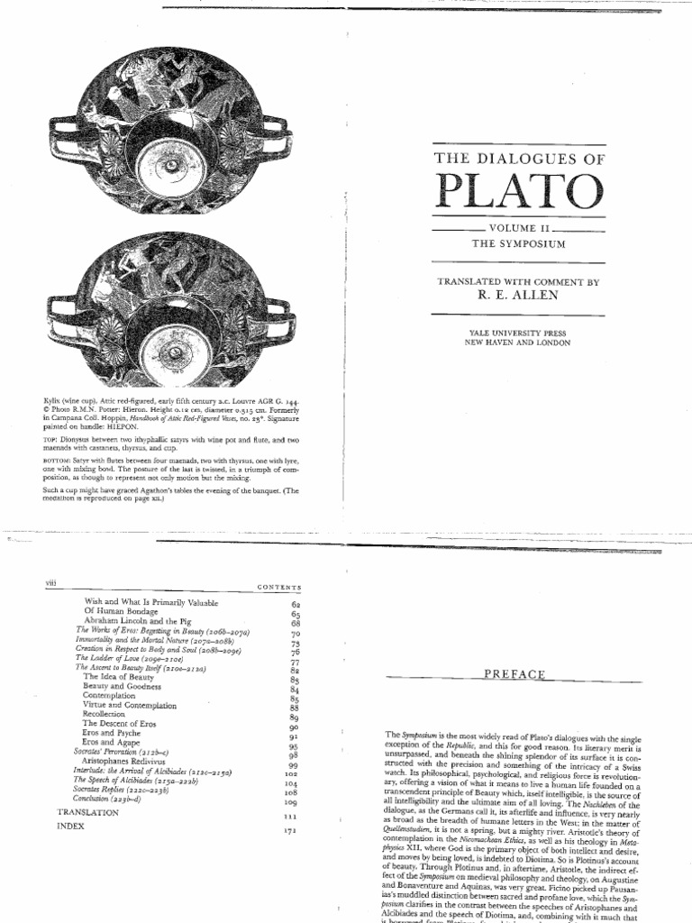 Plato - Symposium (Translated) PDF | PDF